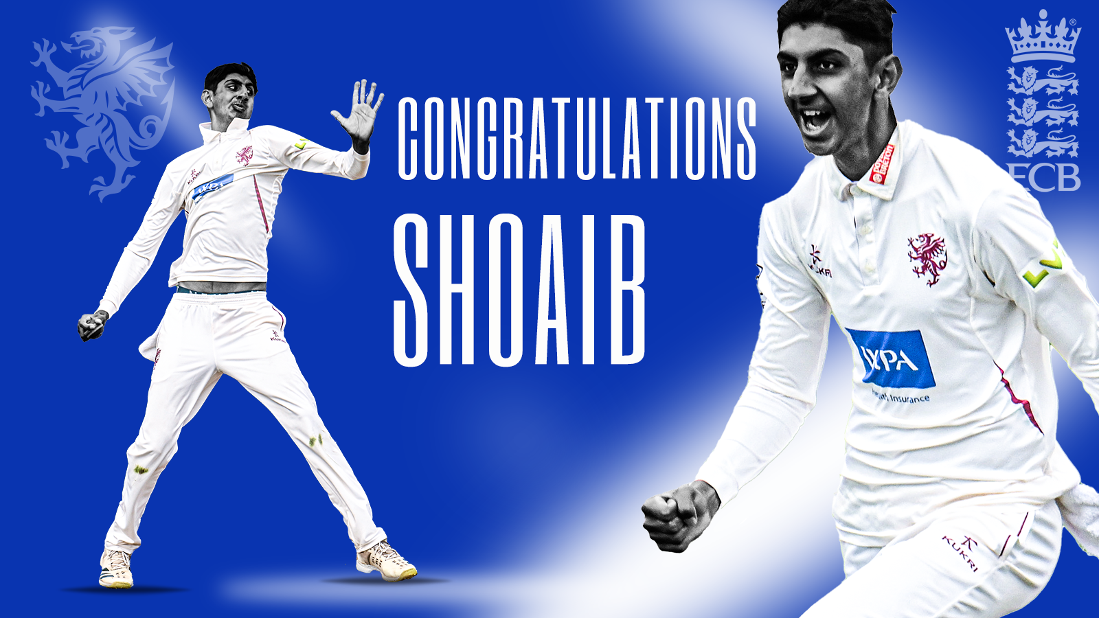 Matt proud of Shoaib's rapid rise - Somerset